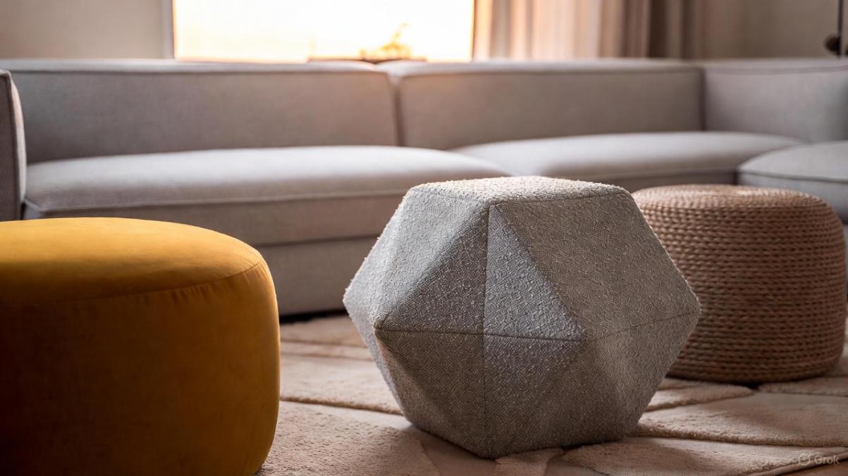 Pouf moderni per salotto: 10 idee di stile e design
